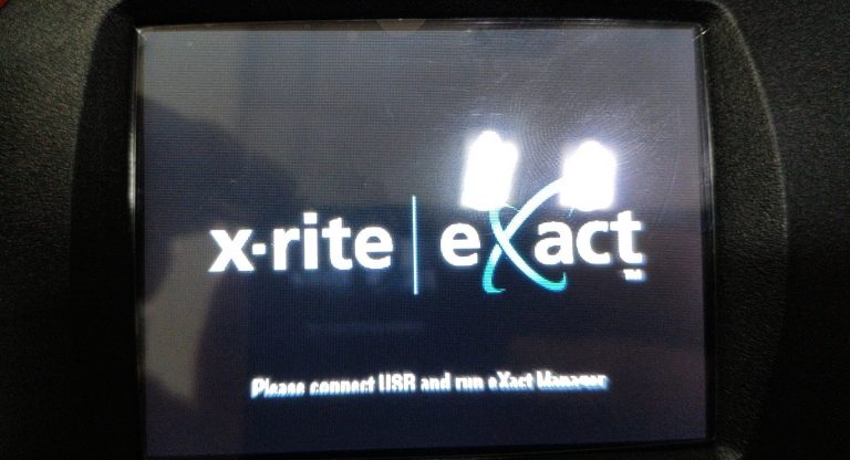 如果遇到这个故障，刷新下系统即可！(Please connect USB and run eXact Manager) – XRITE-REPAIR